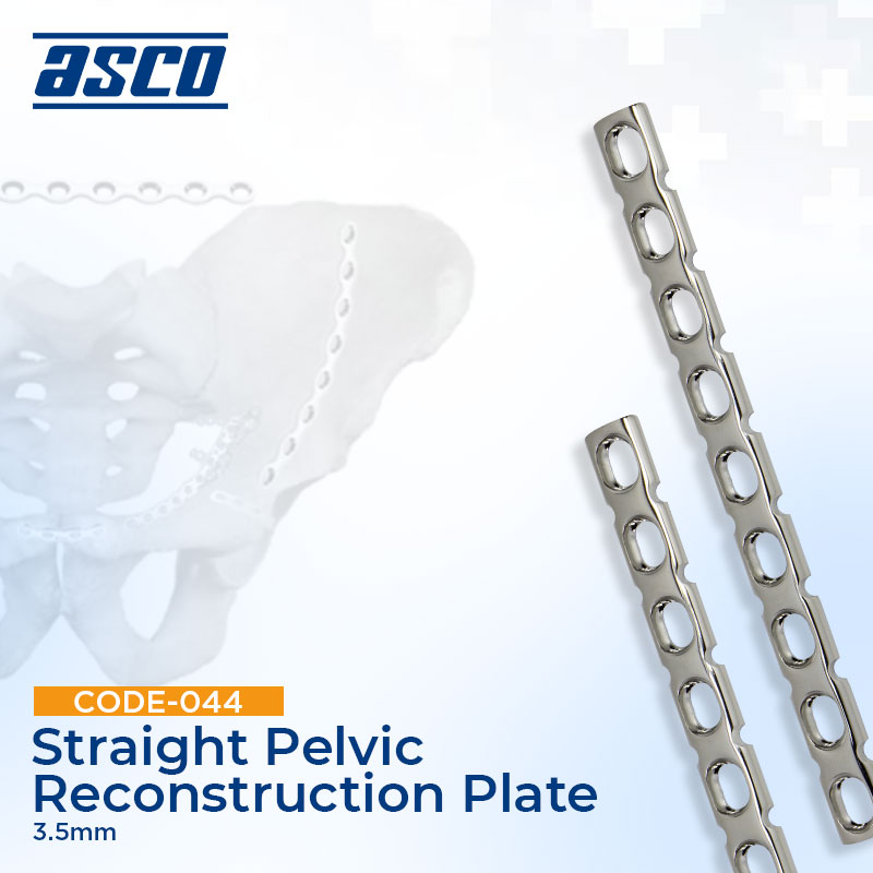 3.5mm straight pelvic reconstruction plates | ASCO Medical