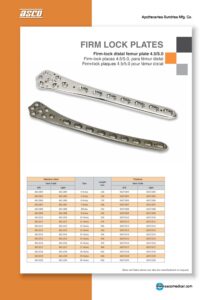 602-601 ASCO Firm-Lock Distal Femur Plate Orthopaedic Implant | ASCO ...